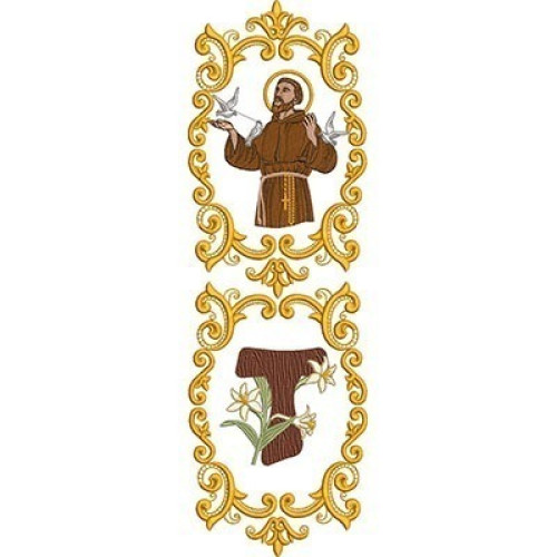 CONJUNTO PARA ESTOLA SÃO FRANCISCO OF ASSISI 338