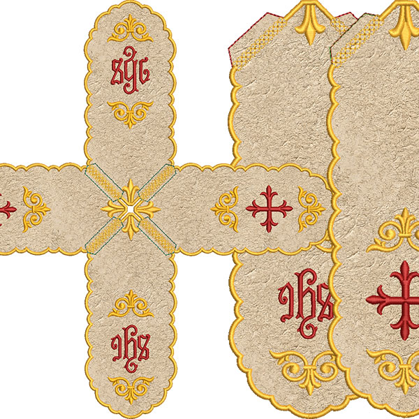 Conjunto Véu De Cibório Jhs 7