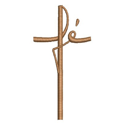 Escrita Fé Em Forma De Cruz