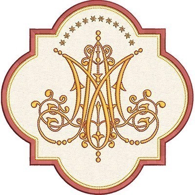 Marian Symbol In The Applied Frame