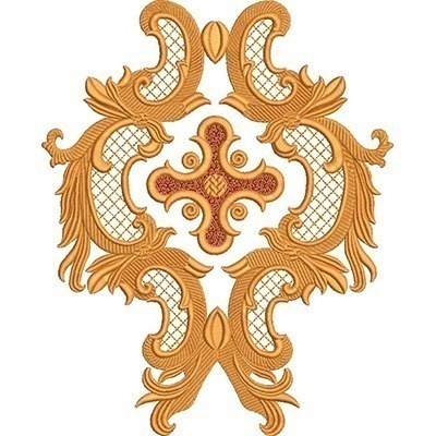 Moldura Barroca Com Cruz