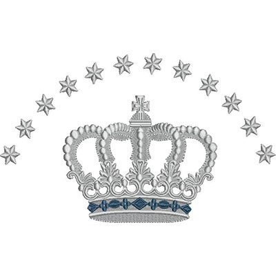 Coroa Grande Com 12 Estrelas