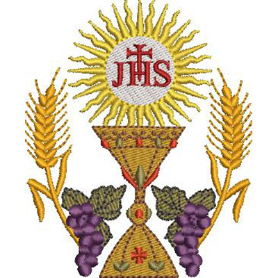 Cálice Com Hóstia Consagrada 10 Cm