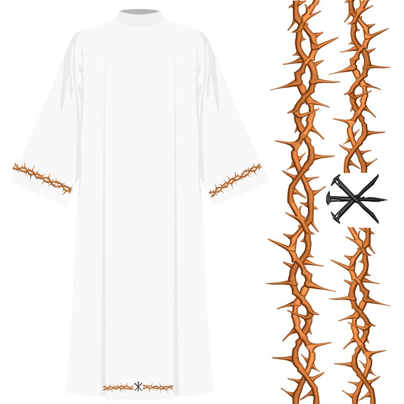 Conjunto De Diseños Para Bordado Túnica Crucifixión 10 Conjunto De Diseños Para Bordado Túnica Crucifixión 10