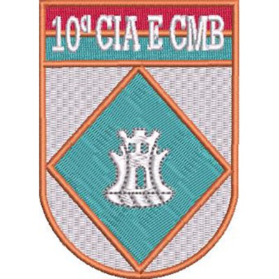 Emblem 10th Cia And Cmb Combat Engineering Cia