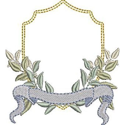 Foliage Frame With Streamer