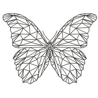 Butterfly Polyart 1