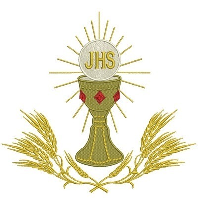 Hóstia Cálice Com Trigos