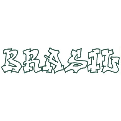 Brasil Letra Vazada