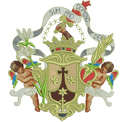 Escudo Completo Carmelitas 21 Cm