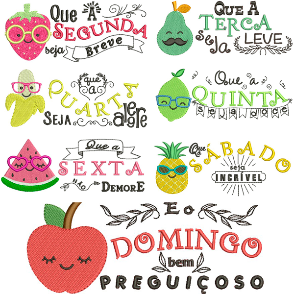 Cute Portuguese Week Package